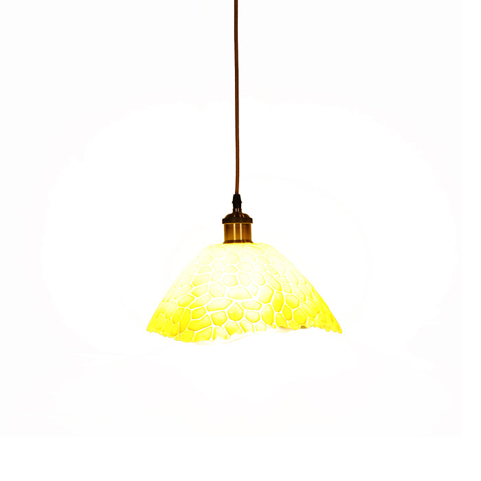 PENDANT LAMP EFE GLASS 1152A YELLOW – Parisland